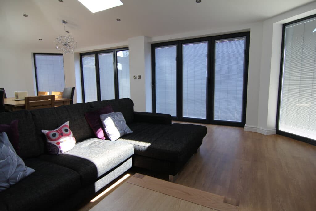 Why we recommend integral blinds in bifold doors - #1 bifolds